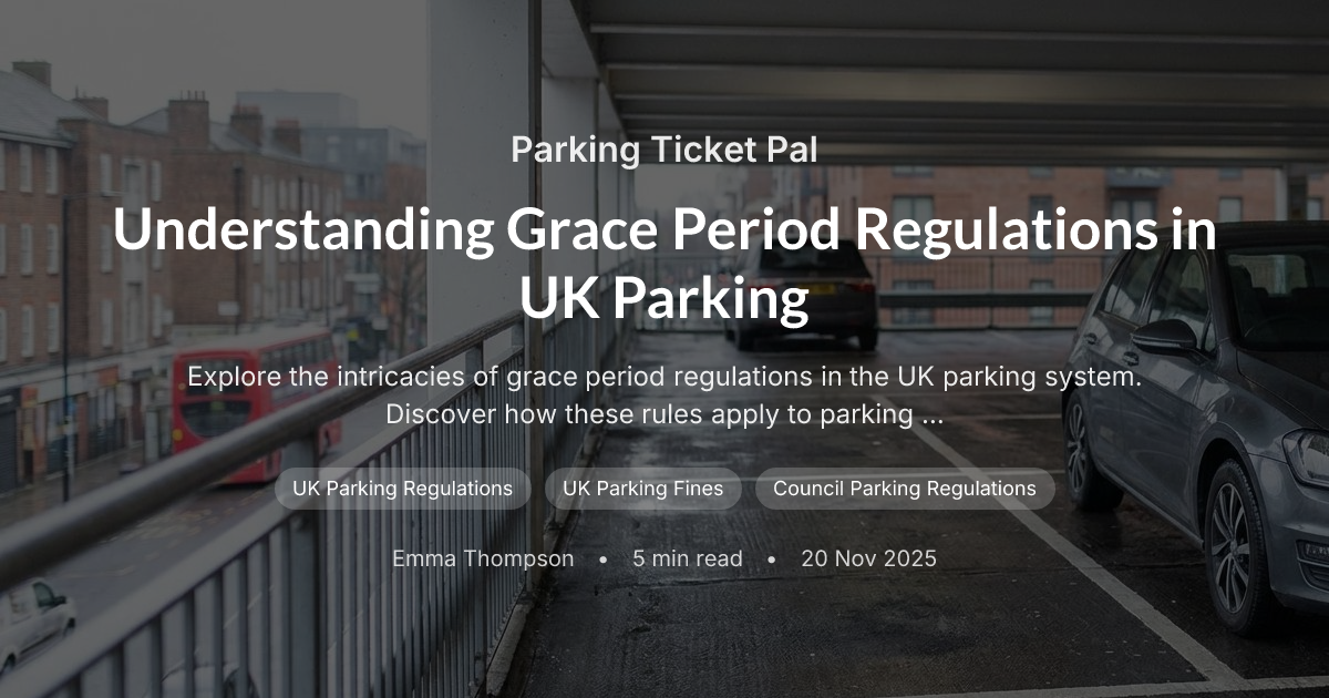 Understanding Grace Period Regulations in UK Parking | Parking Ticket Pal